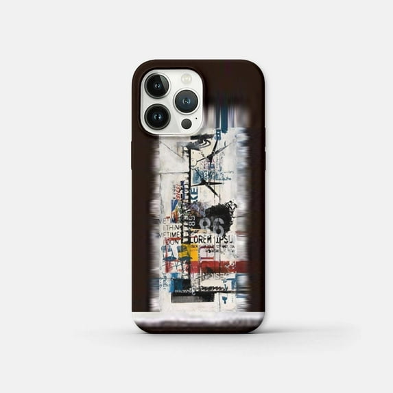 Modern Collage Art Phone Case with Colorful Graphic Style 17 11 12 13 ...