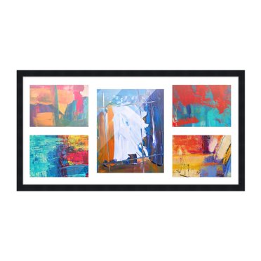 Americanflat 20x20 Collage Picture Frame - Fits One 8x10, Four 5x5, and ...