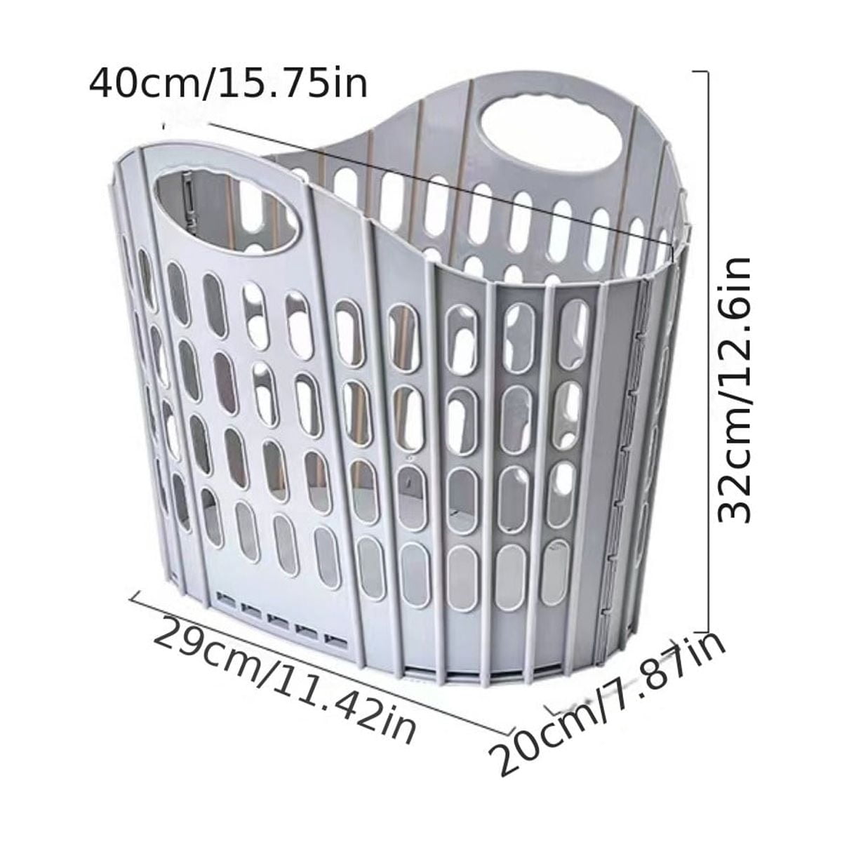Modern Collapsible Laundry Basket, Multifunctional Portable Dirty ...