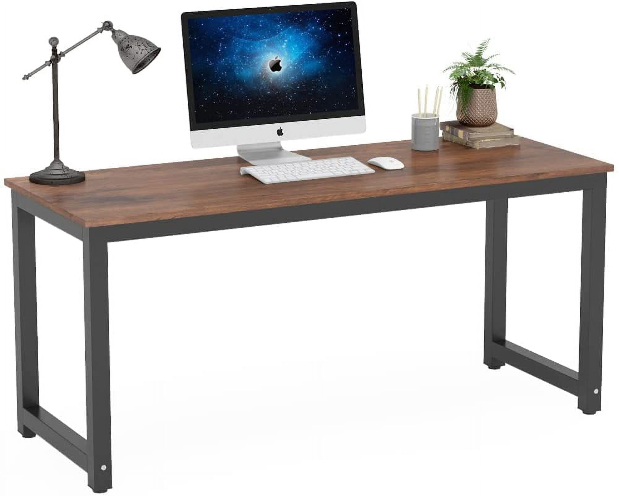 Modern Computer Desk, 63 x 23.6 inch Large Office Desk Computer Table ...