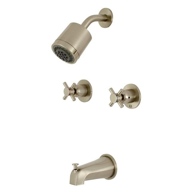 Modern Concord 2-Handle Tub & Shower Faucet - Brushed Nickel - Walmart.com