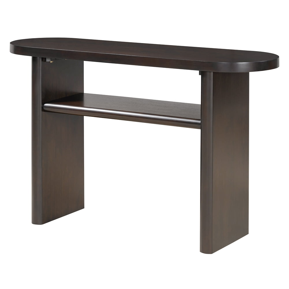 Modern Console Table, Elegant Minimalist Console Table With Rounded ...