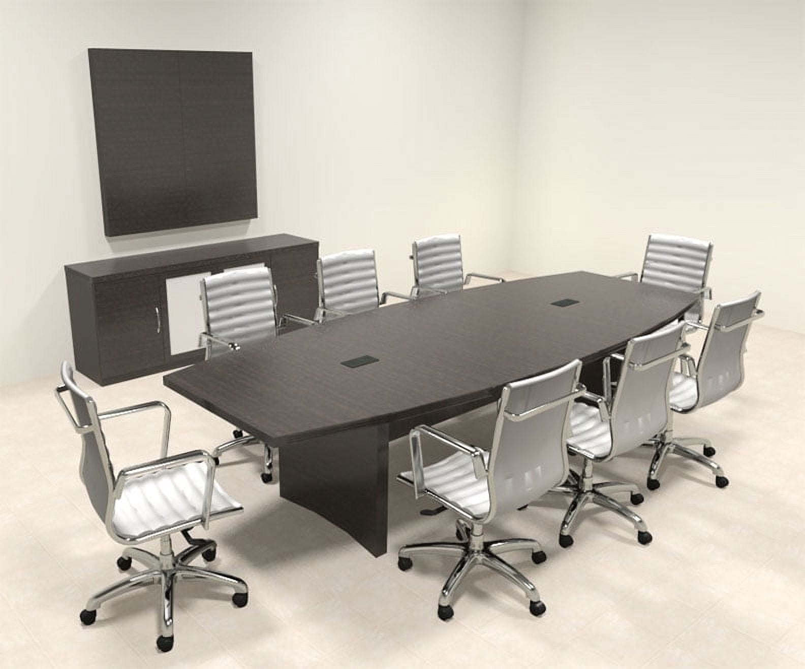 Modern Contemporary Boat Shaped 10' Feet Conference Table, #RO-ABD-C9 ...