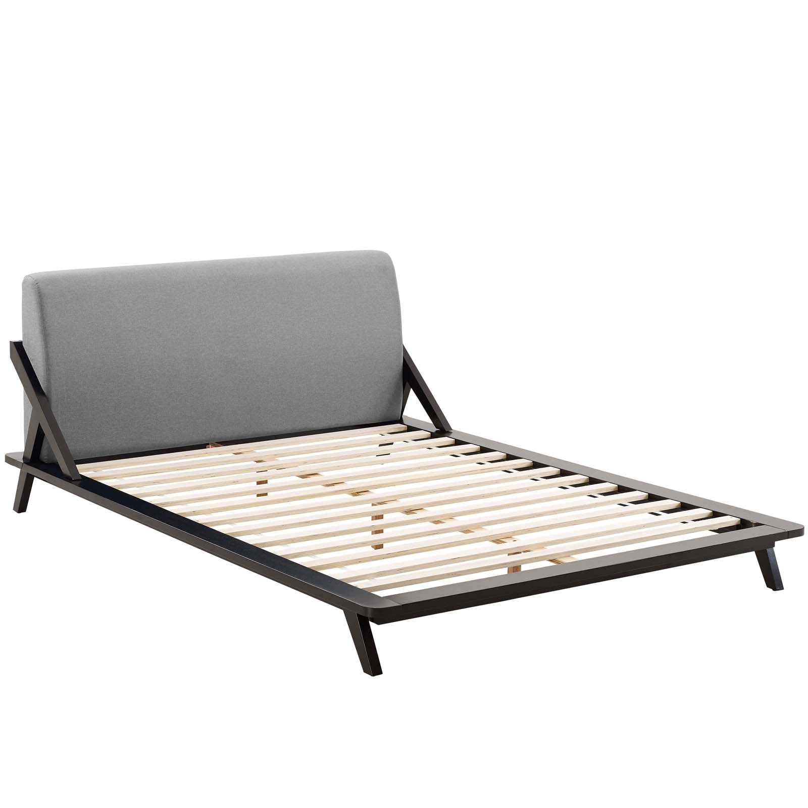 Modern Contemporary Urban Design Bedroom Queen Size Platform Bed Frame ...