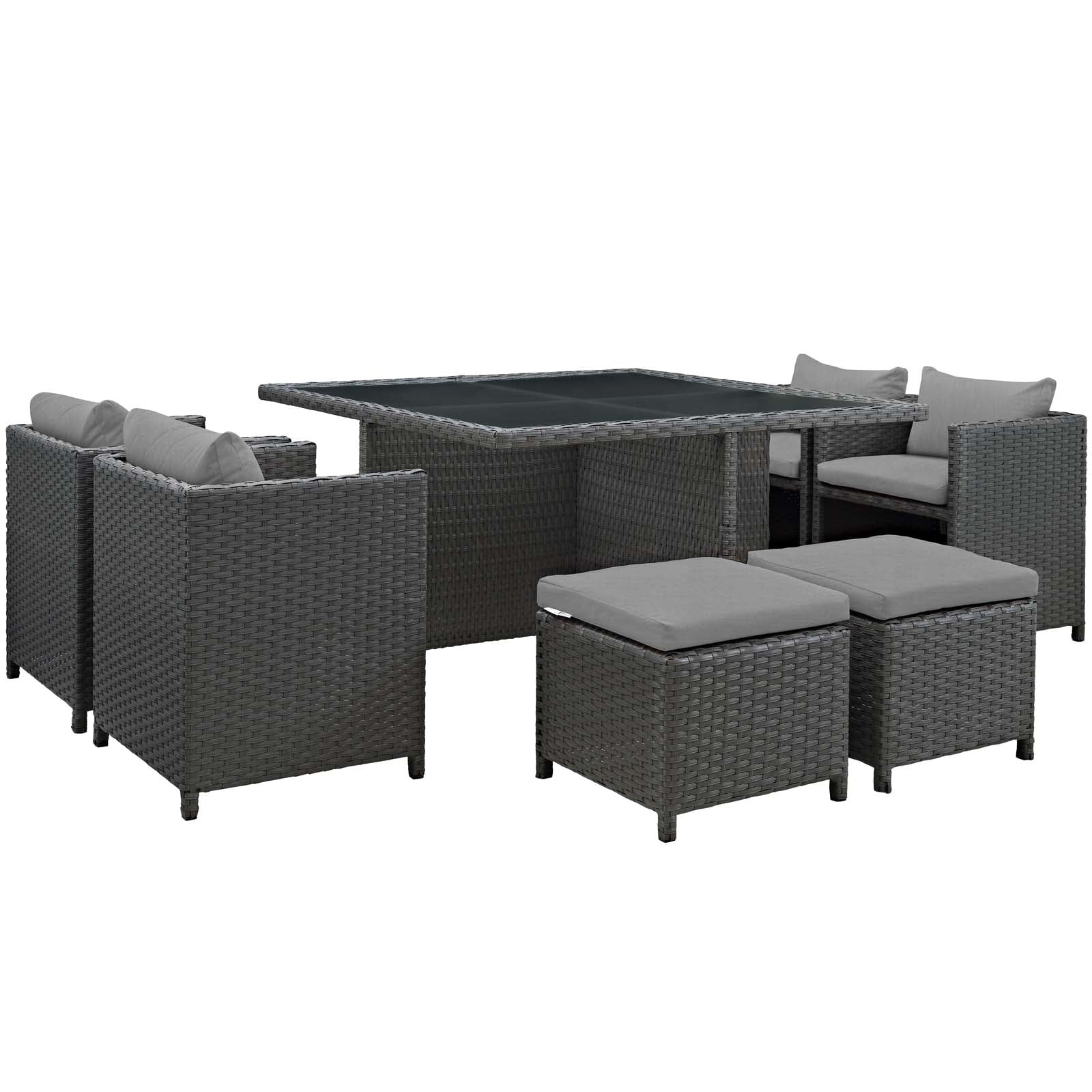 Modern Contemporary Urban Outdoor Patio Balcony Garden Furniture Side ...