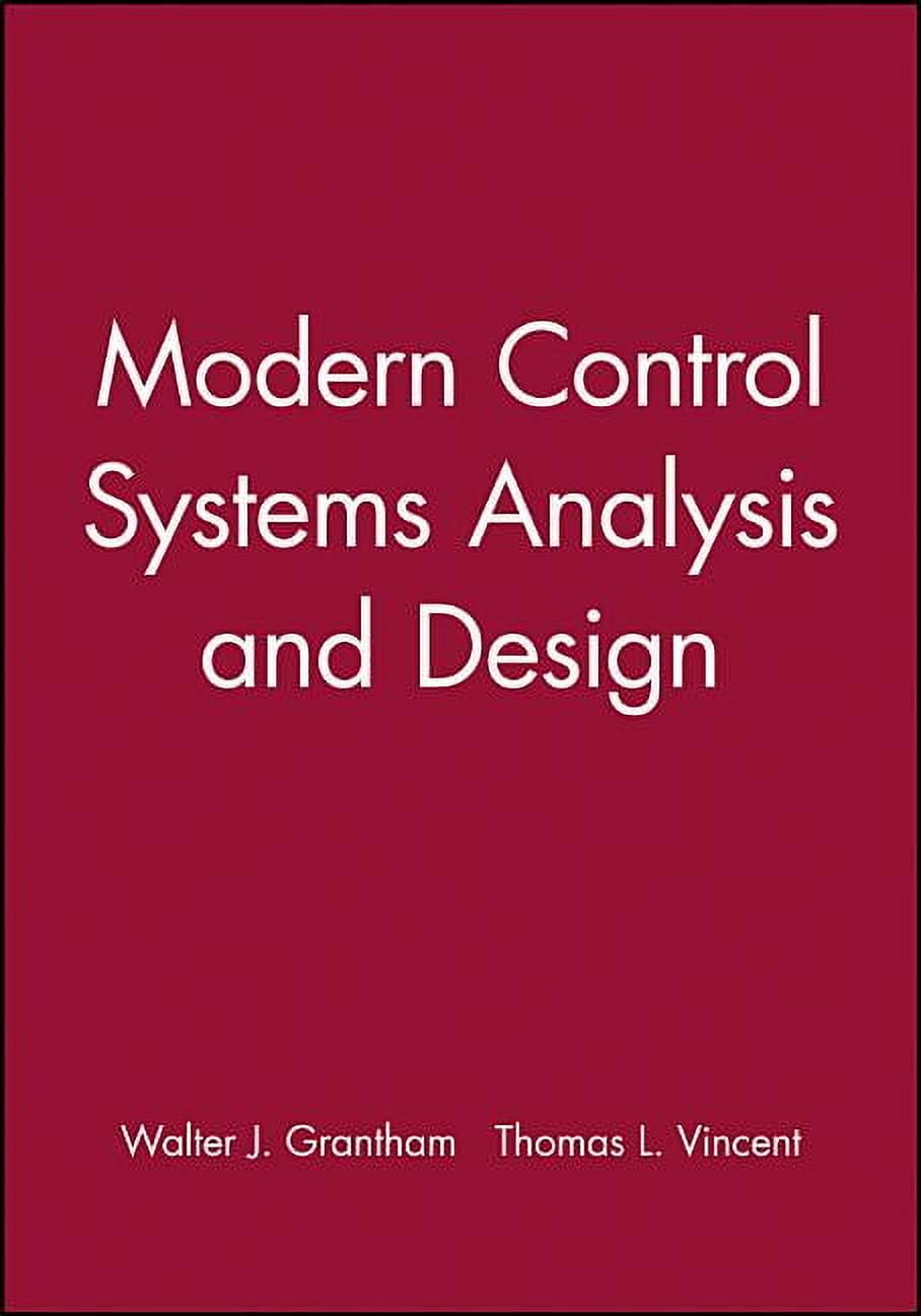 Modern Control Systems Analysis and Design, (Paperback) - Walmart.com