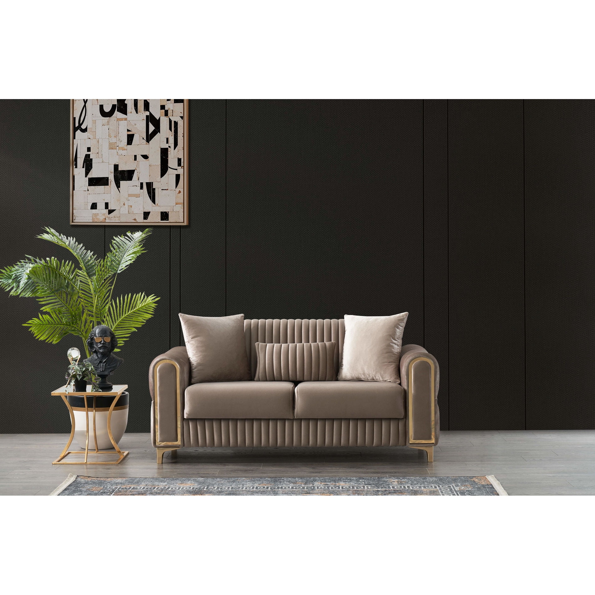 Modern Convertible Loveseat | Transforms into Sleeper for Guests in Living Space | High ...