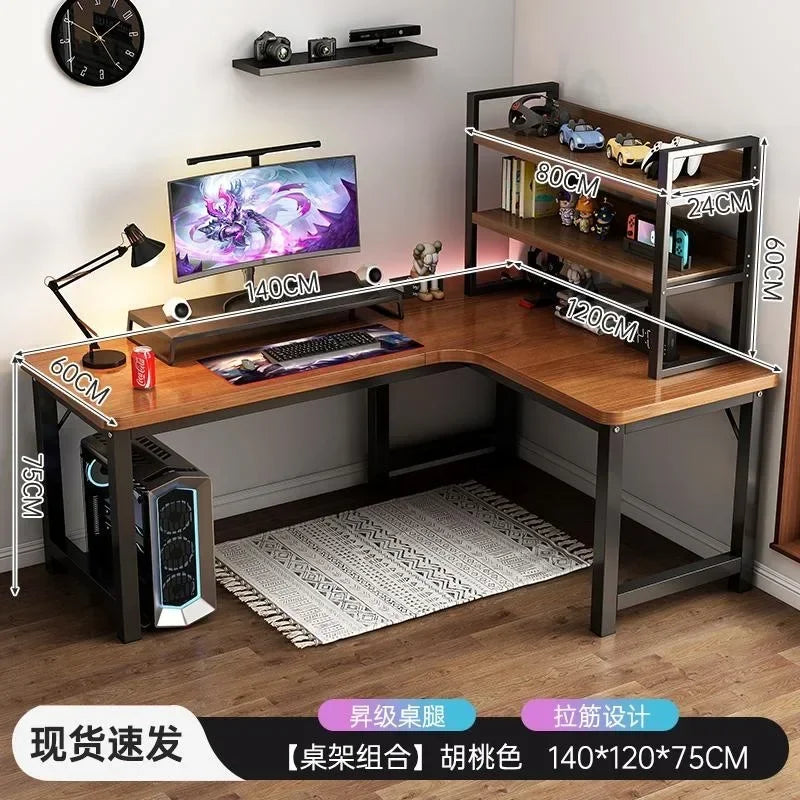 Modern Corner Computer Desks Home Double Gaming Desk for Office ...