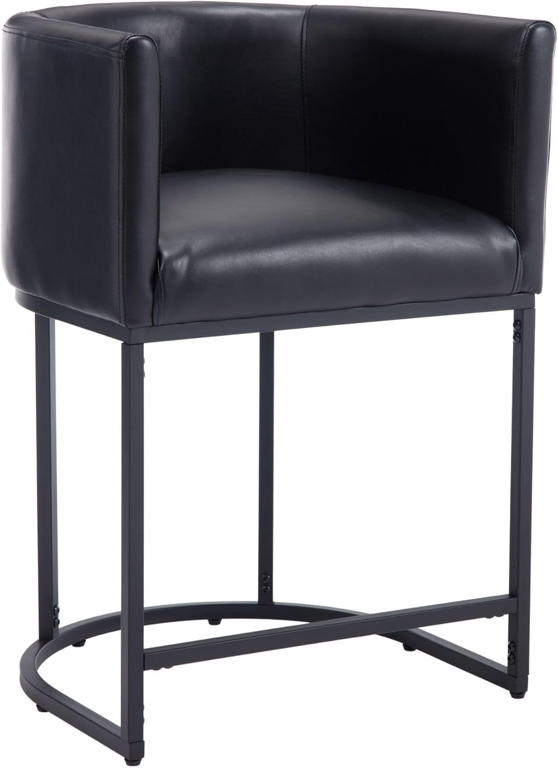 Modern Counter Height Linen Fabric Upholstered Counter Stool 29 inch ...