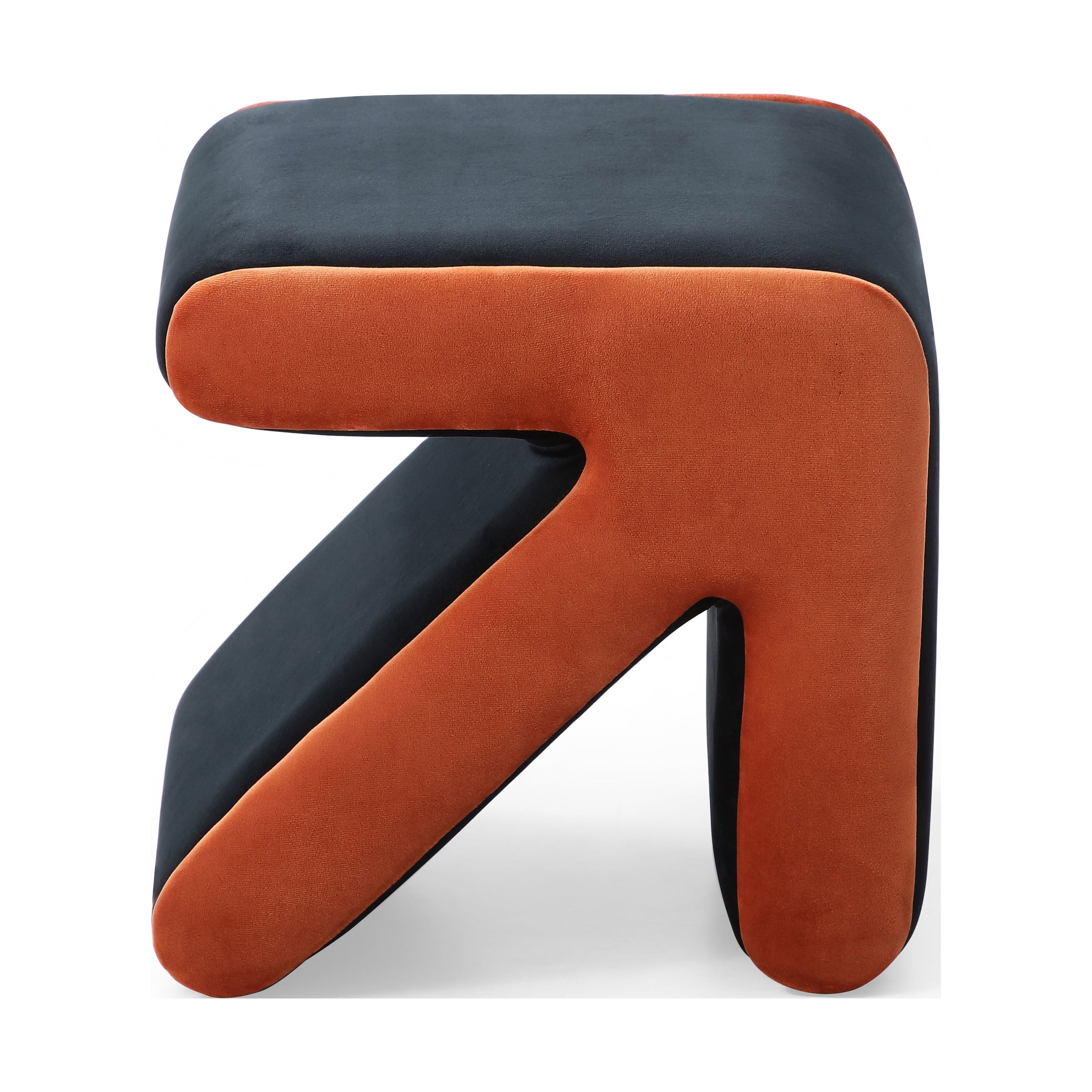 Modern Creative Upholstered Velvet Sofa Stool Kids Stool Shoe Bench ...