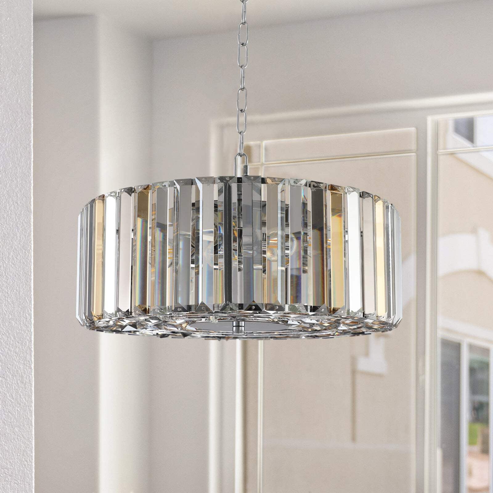 Modern Crystal Chandelier For Living Room Round Cristal Lamp Luxury ...