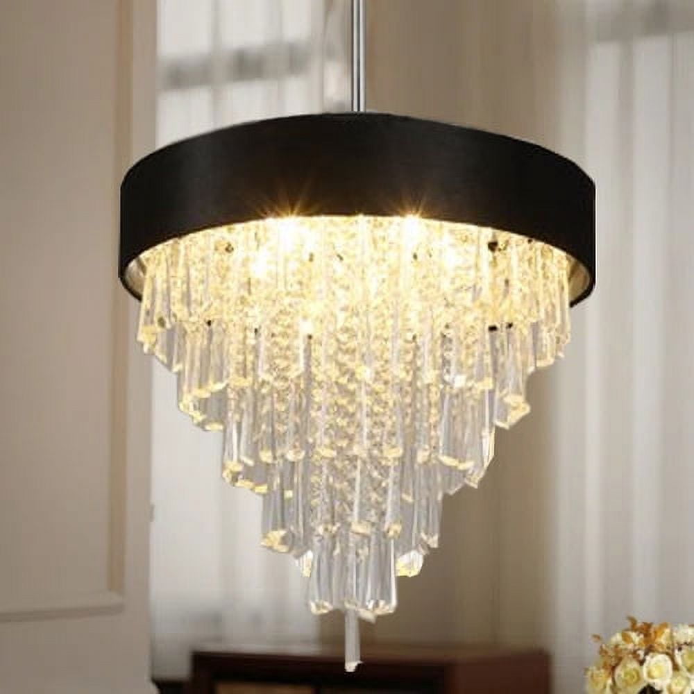 Modern Crystal Chandelier for Living-Room Round Cristal Lamp Luxury ...