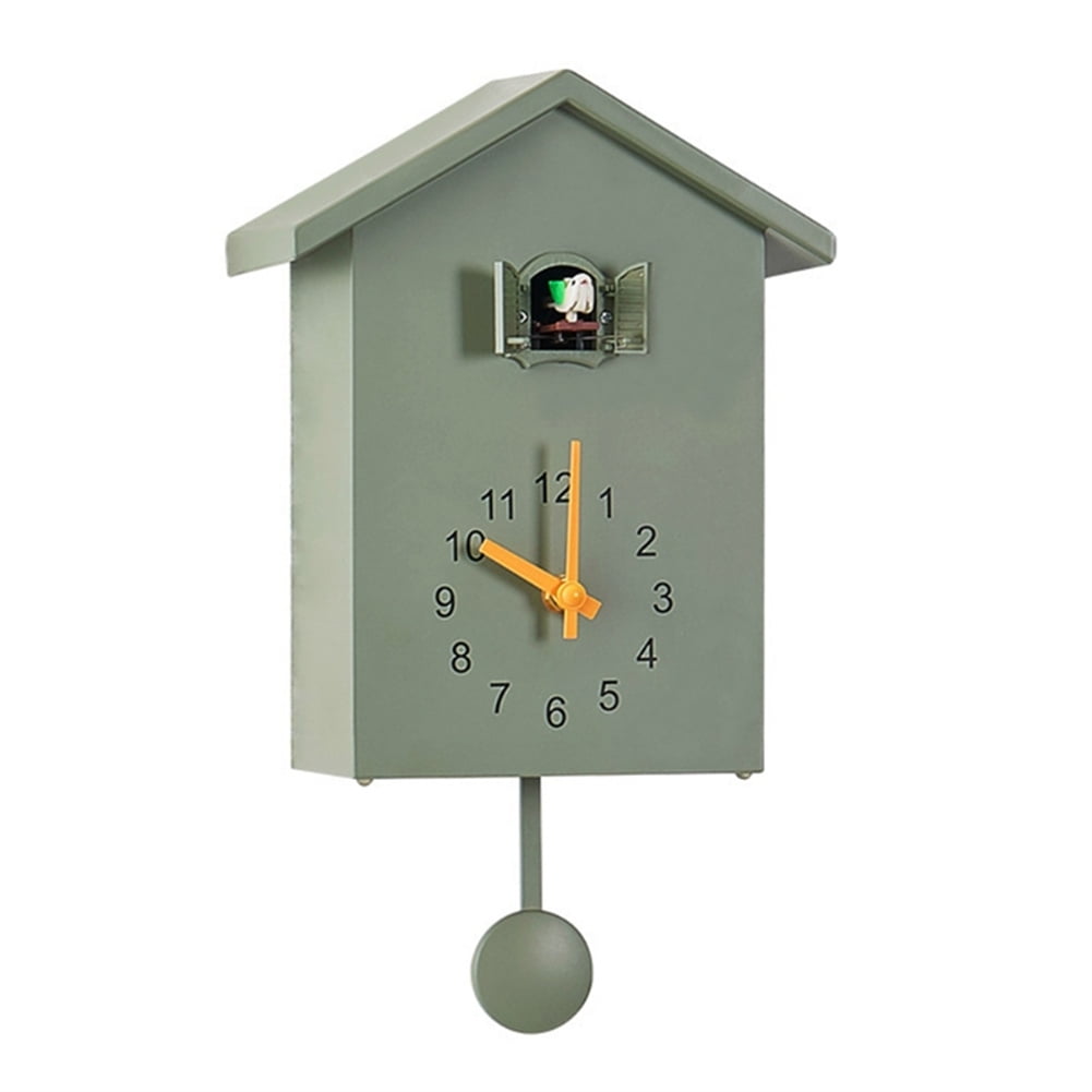 Modern Cuckoo Wall Clock Fashion Creative Pendulum Clocks Bird House ...