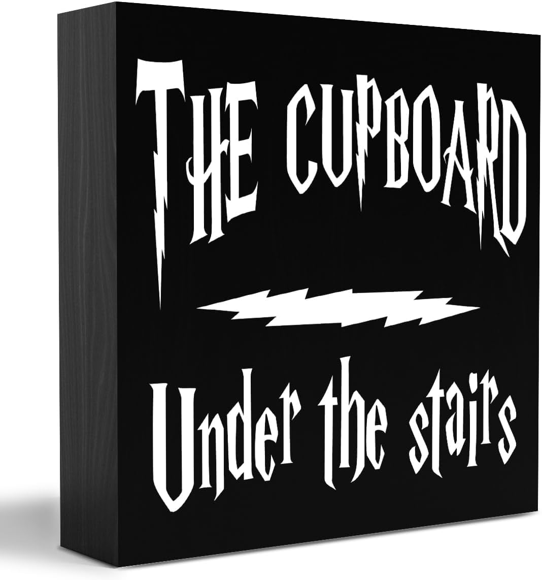 Modern Cupboard Wooden Box Sign Table Decor Plaque the Cupboard under ...