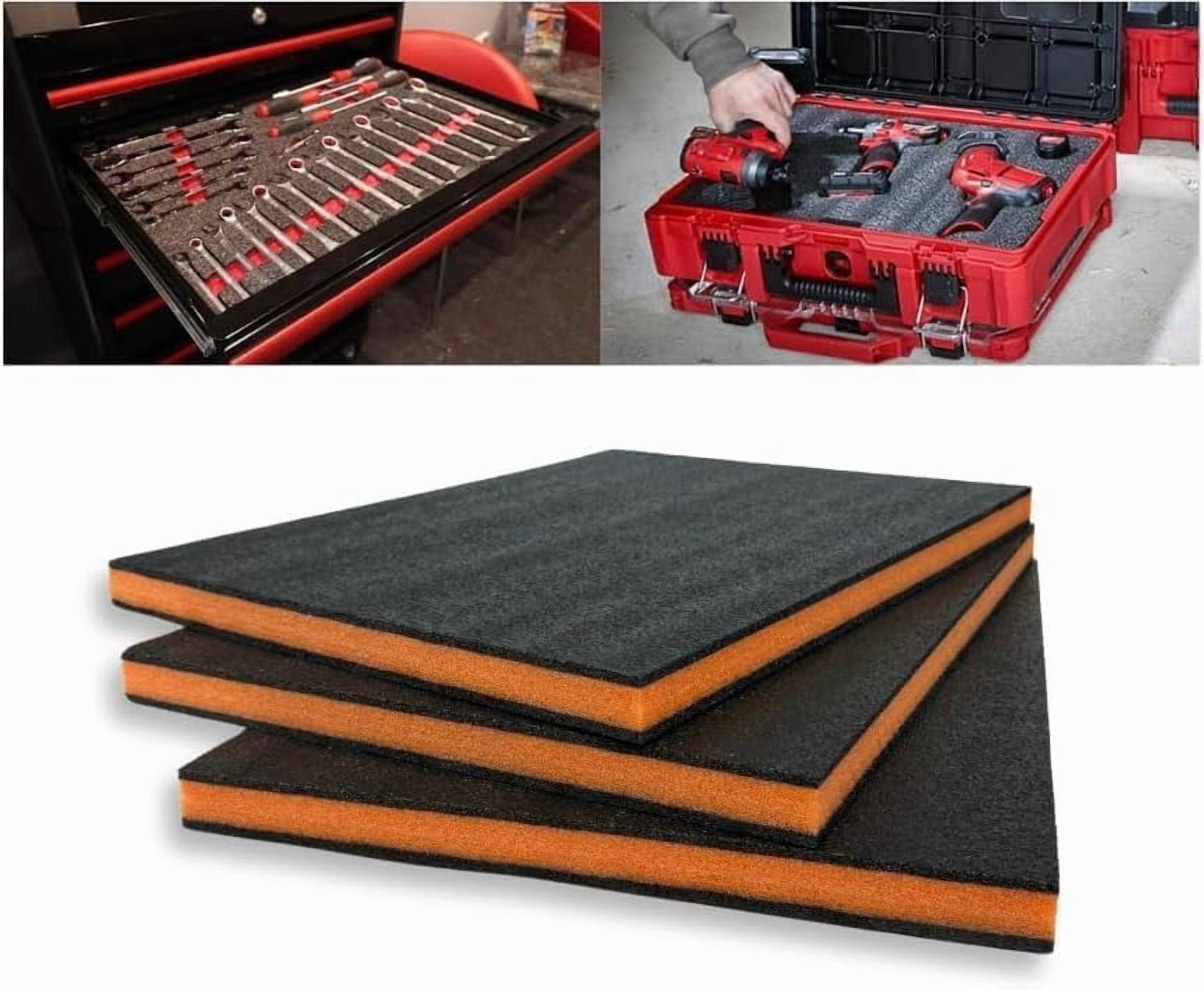 Modern Customizable Tool Box Foam Sheets | 3 PCS | 24"x16"x1.18" - Tool ...