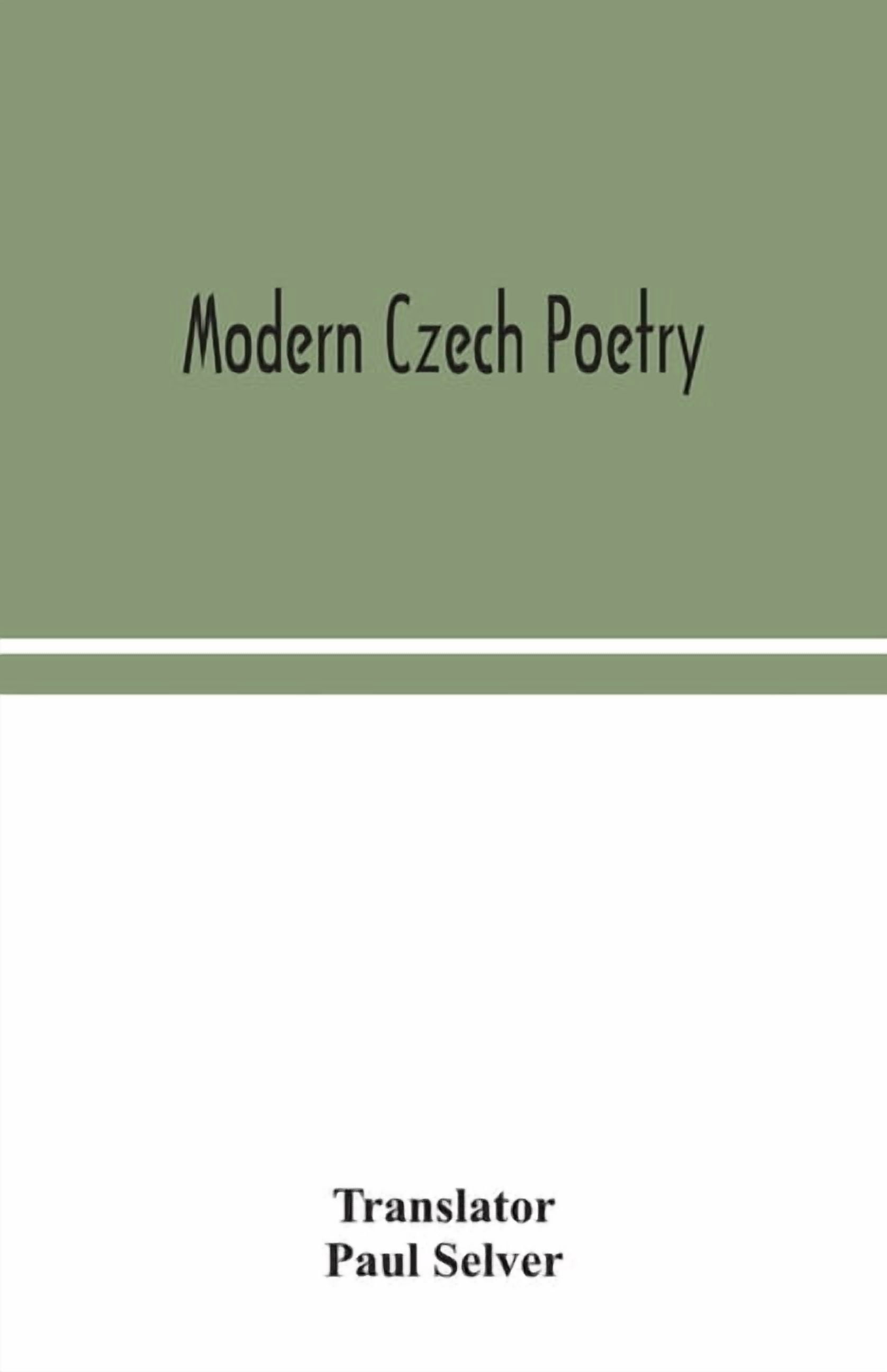 Modern Czech Poetry, (Paperback) - Walmart Business Supplies