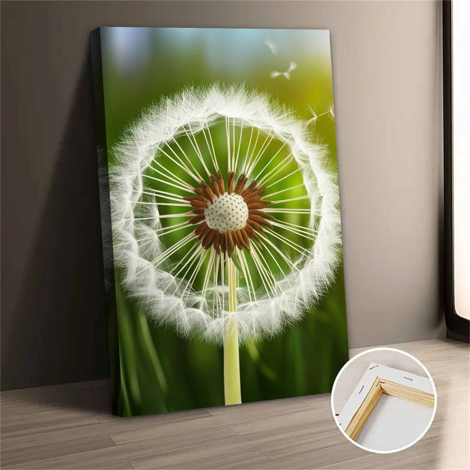 Modern Dandelion Canvas Wall Art For Bedroom Living Room Decor ...