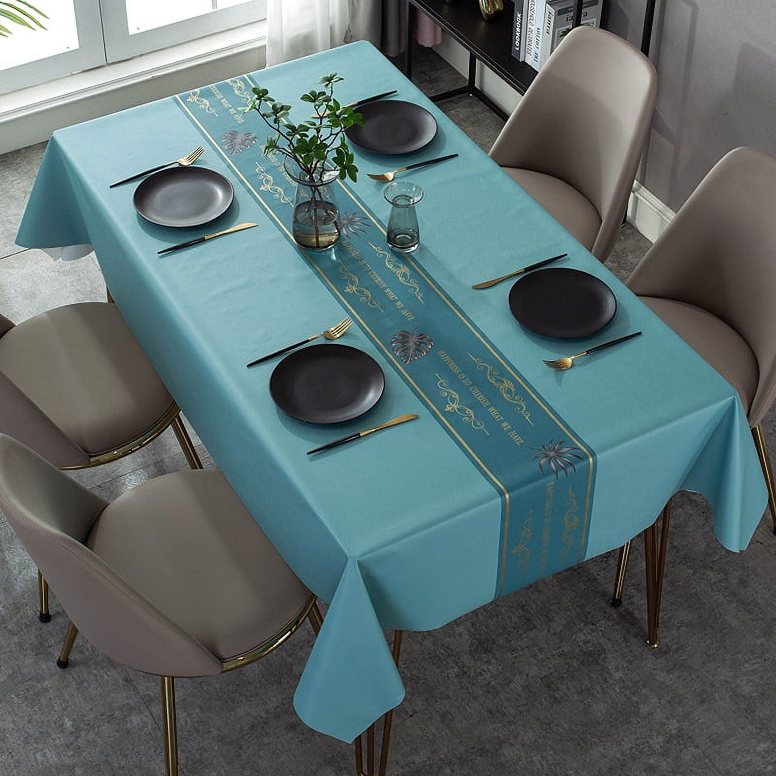 Modern Dark Series Printing Waterproof Table Tablecloth Wedding ration ...
