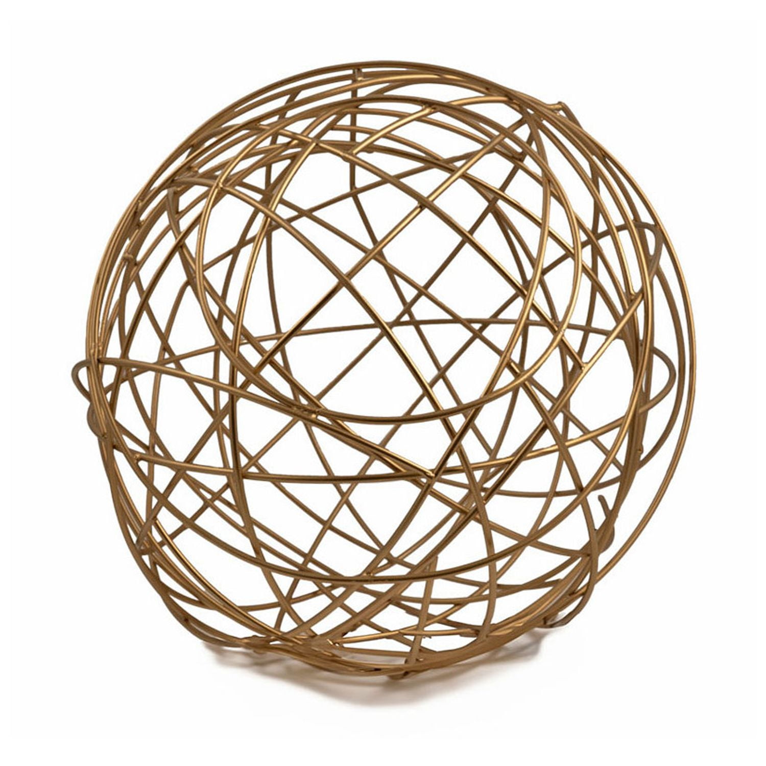 Modern Day Accents Guita XL Gold Open Wire Sphere - Walmart.com