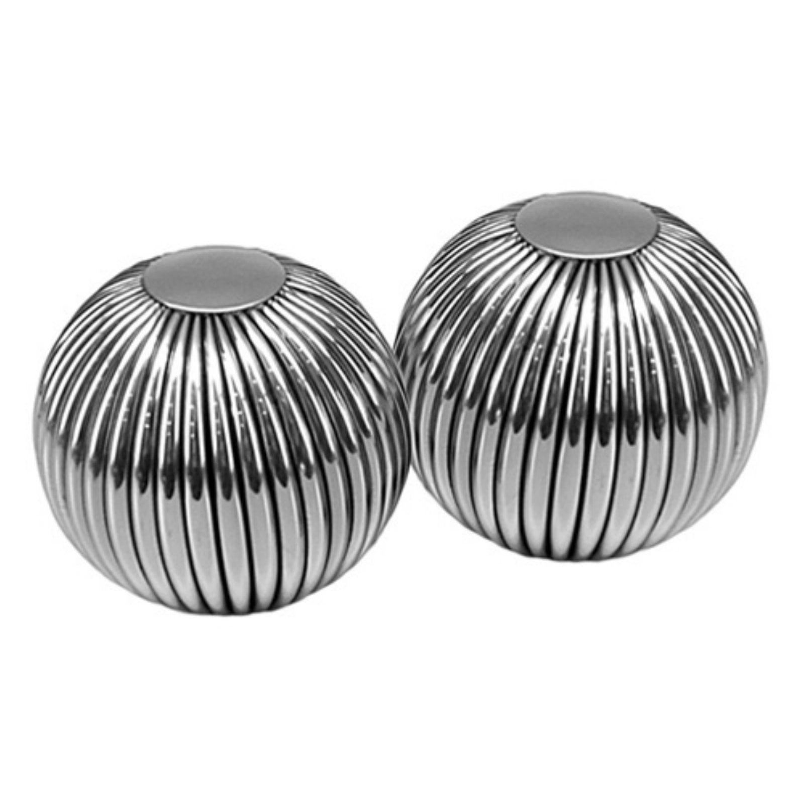 Modern Day Accents Raya Striped 4-inch Sphere (Set of 2) - Walmart.com