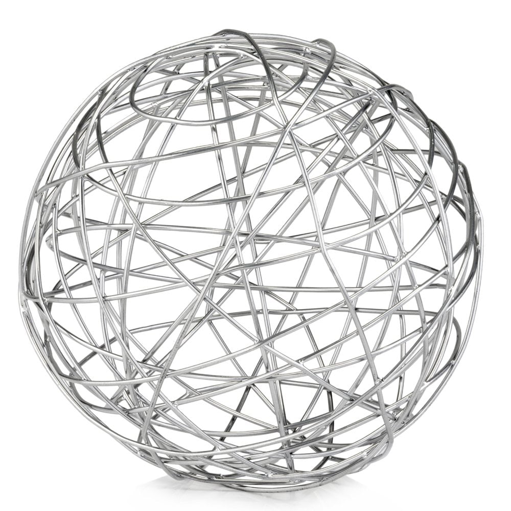 Modern Day Accents5052Guita XL Wire Sphere Guita Silver Wire Spheres ...