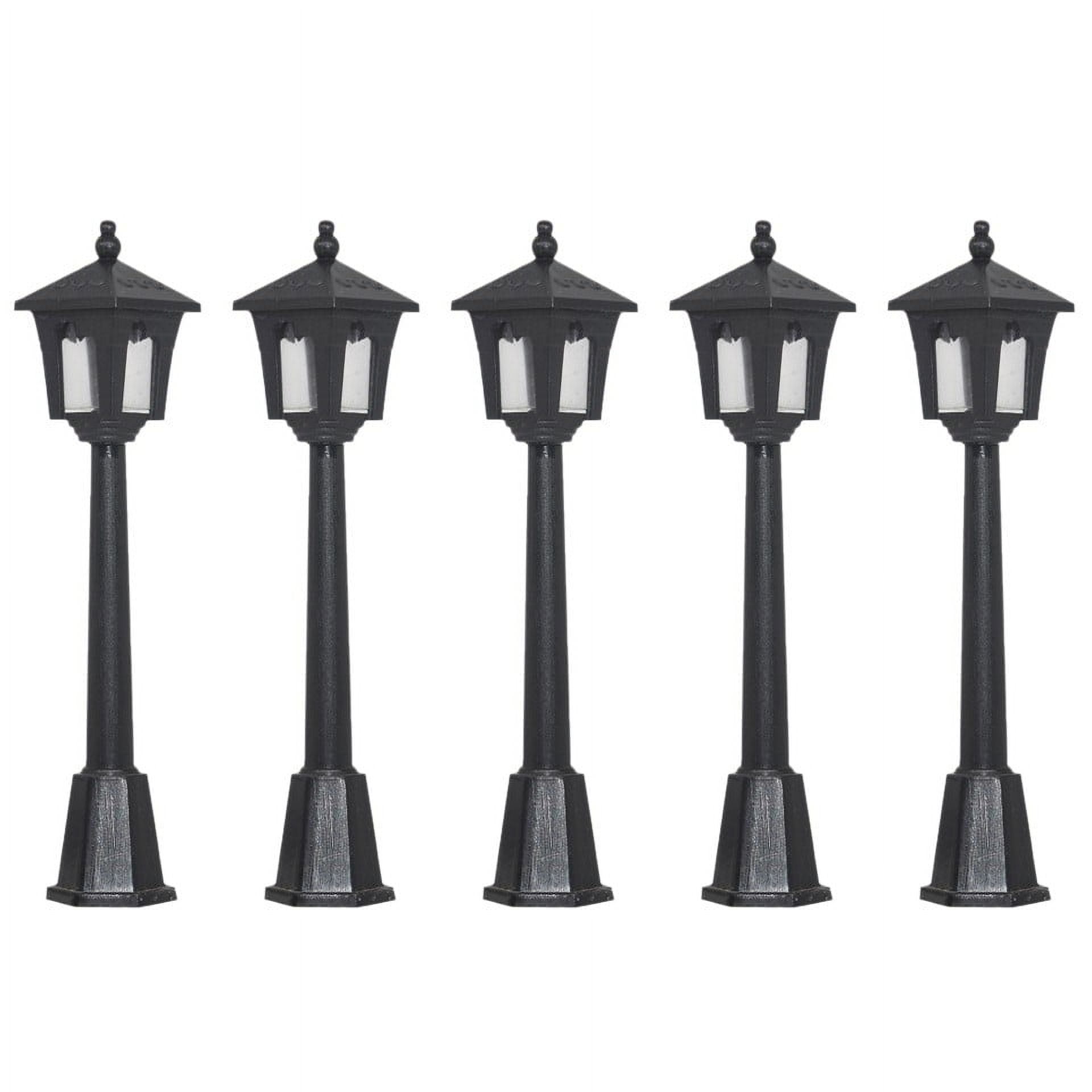 Easter Modern Decor Desktop Ornament 5 Pack Mini Miniature Street Lamp ...
