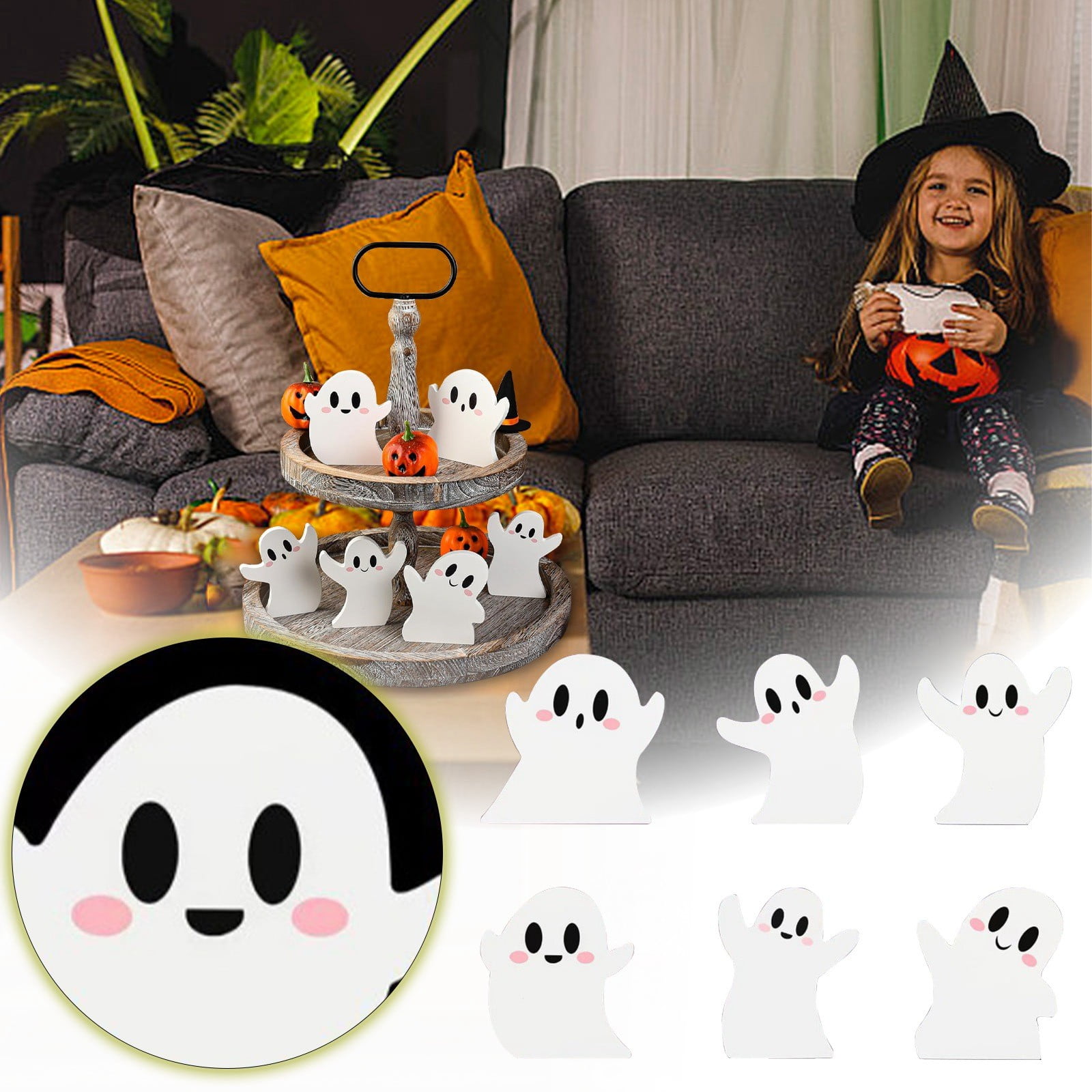 Modern Decorations for Home Two Tier Tray 3 Tie Serving Stand Wooden 3 ...