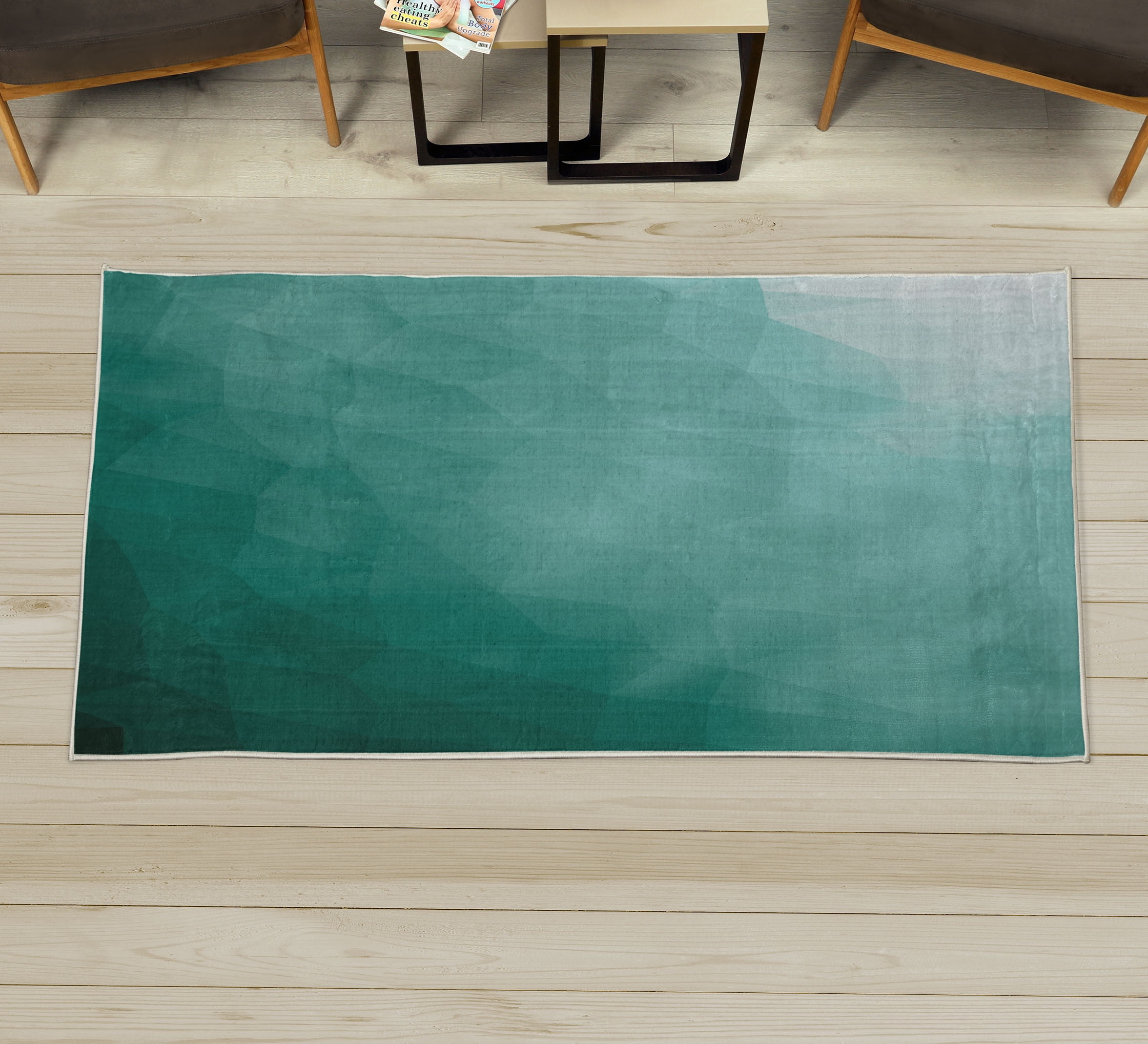 Modern Decorative Rug, Abstract Various Shades of Gradient Toned with ...