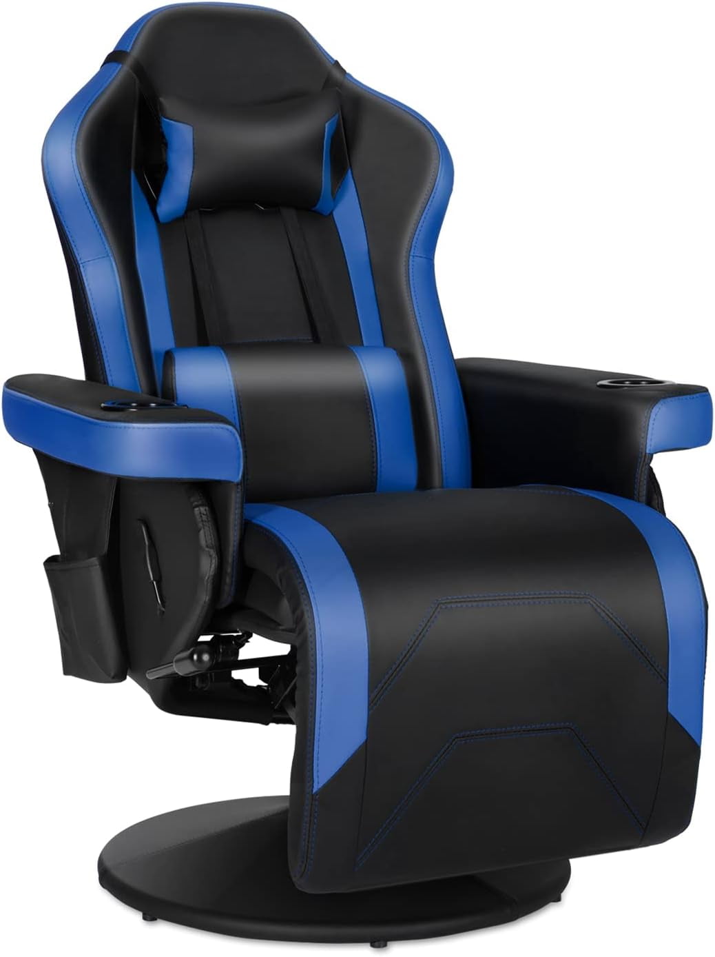 Modern-Depo Video Gaming Recliner Chair, Ergonomic High Back Swivel ...