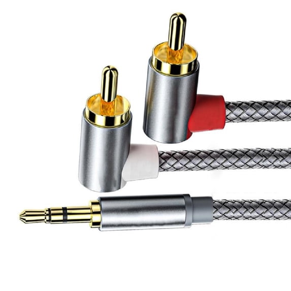 Modern Design 3.5mm to 2RCA Cable for Stylish Home Setups User Friendly ...