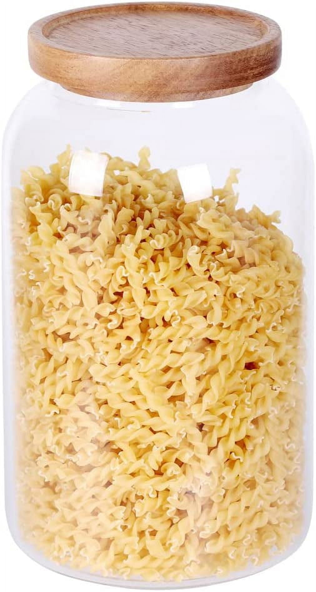 Modern Design Transparent Glass Food Storage jars, Food storage containers glass,100FL OZ(3000ml ...