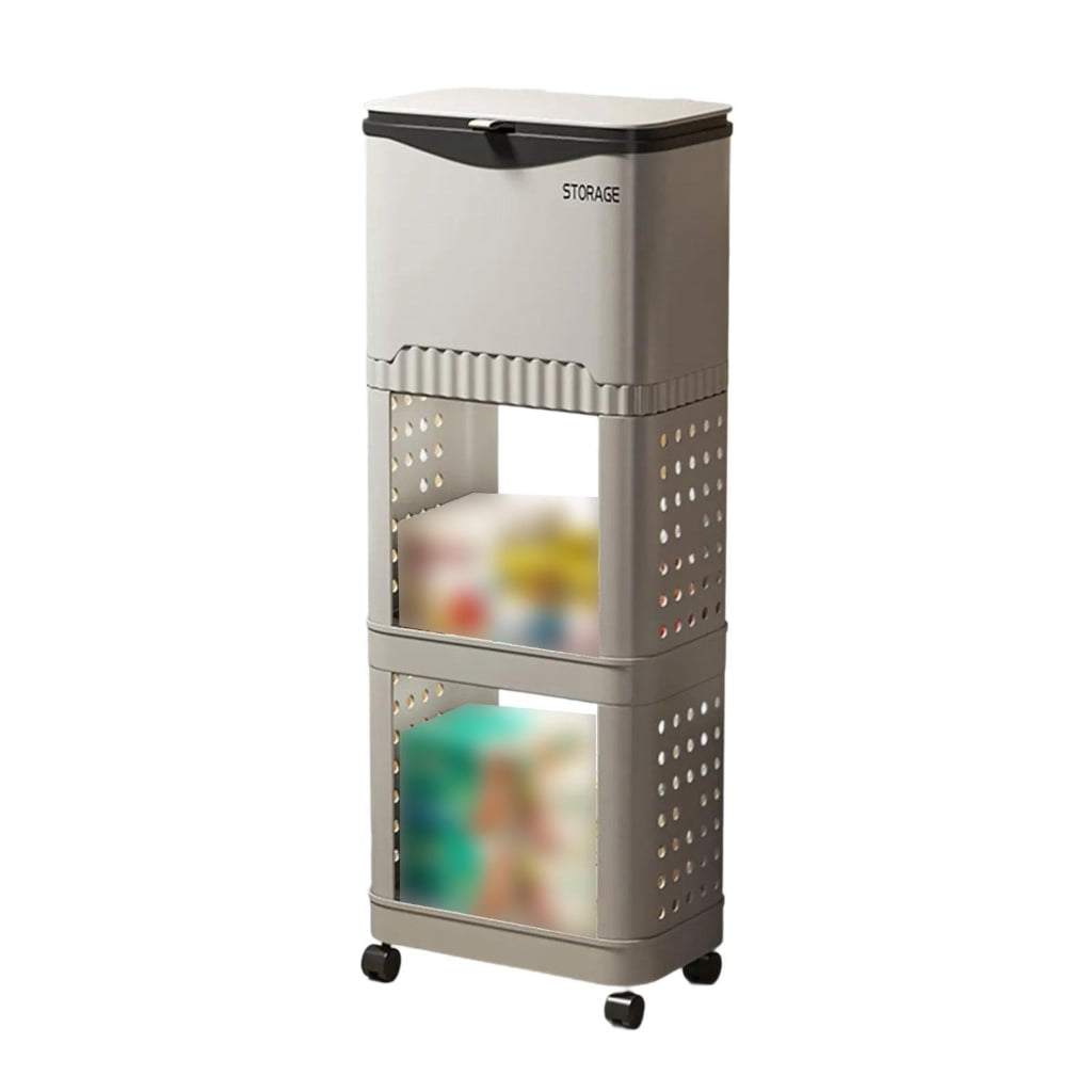 Modern Design Trash Bin Container Feet Wheel For Efficient Waste ...