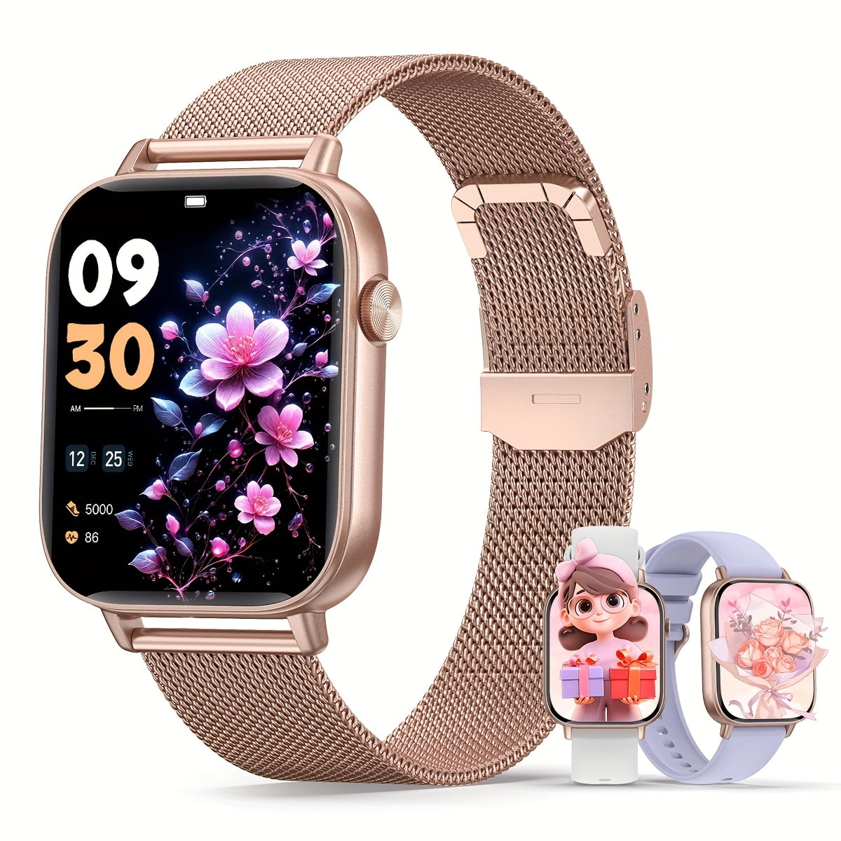 【Modern Design】Wireless Smartwatch for Men & Women | 1.83" HD Display ...