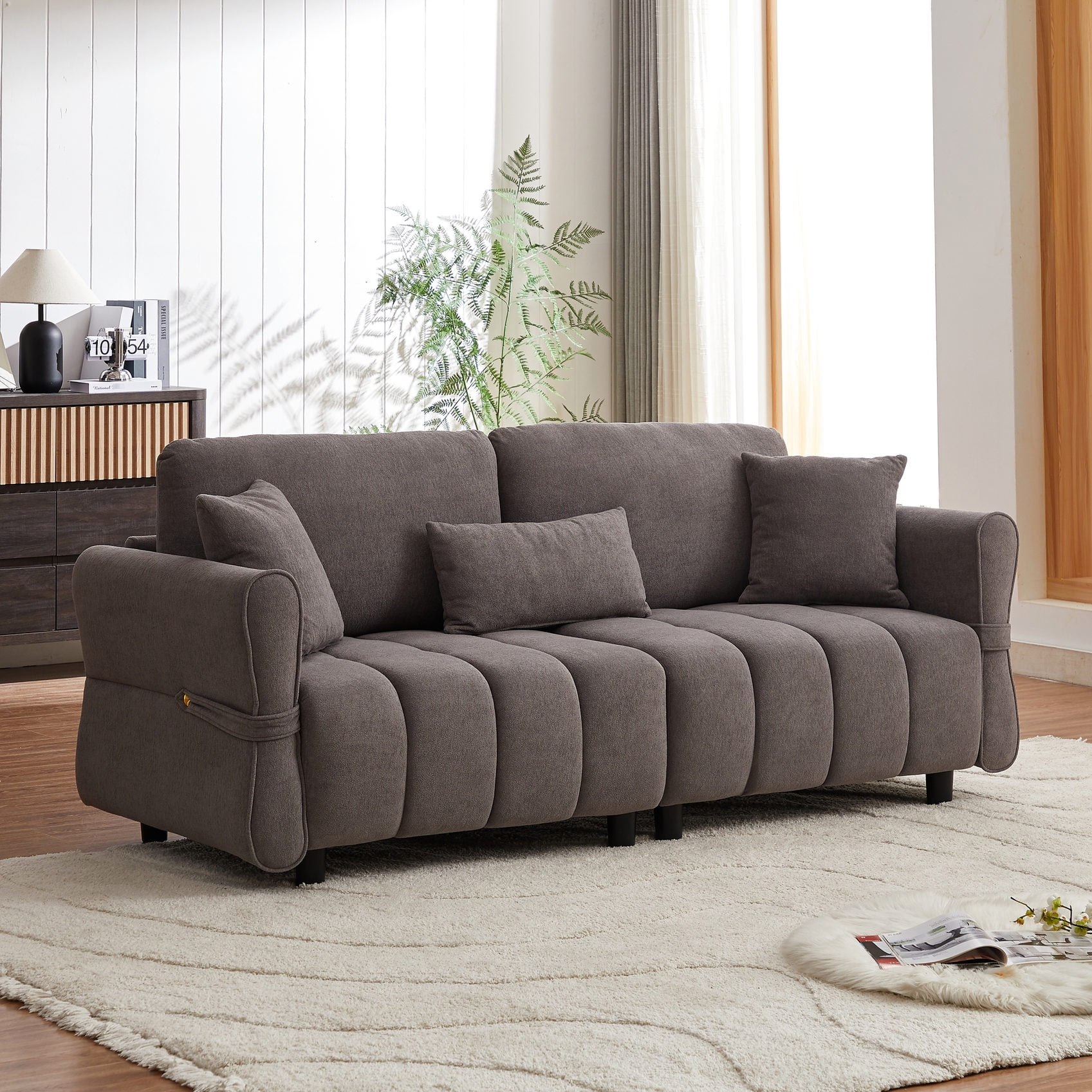 Modern Design with Metal Buckles - A Unique Sofa for Any Living Space ...