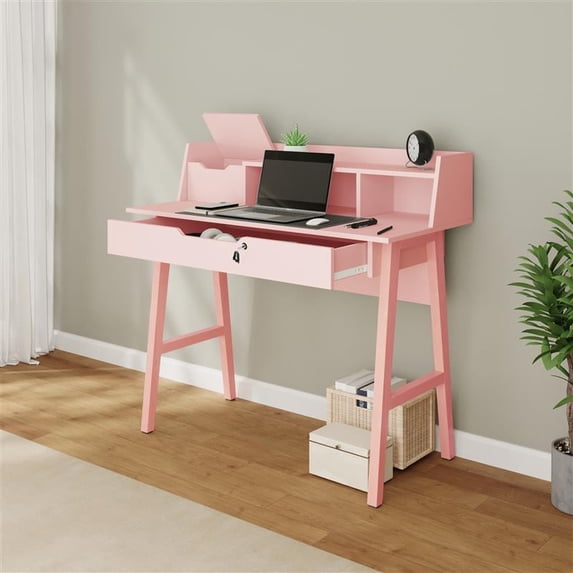 Modern Designs by Crafts and Comfort Roma Elegant Writing Desk - with ...