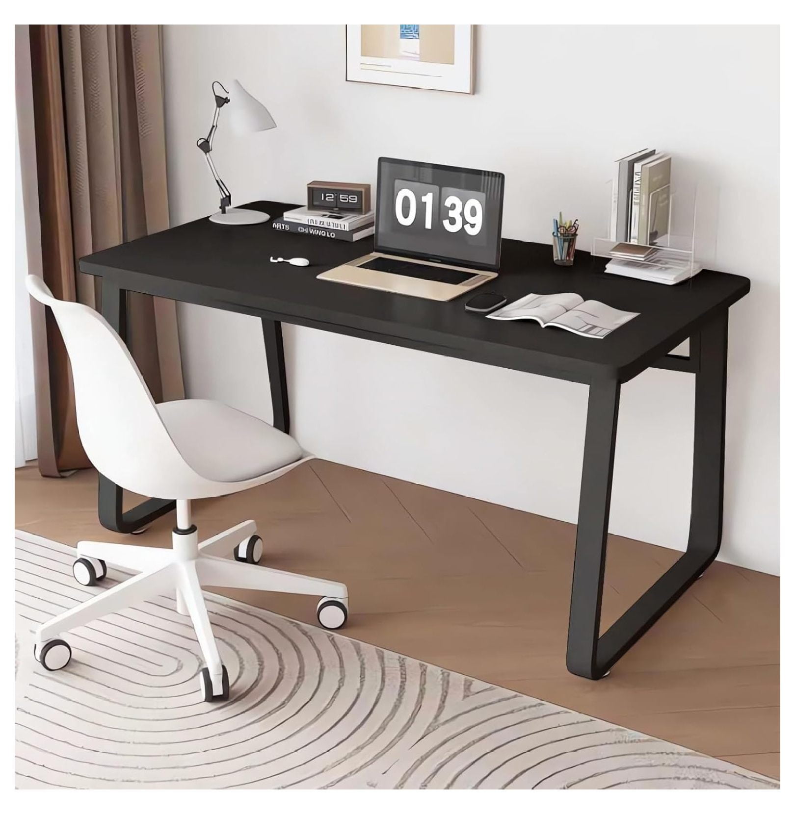 Modern Desk 31.5 Inch Computer Table Simple Office Writing Desk ...