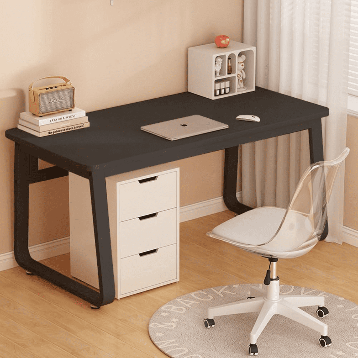Modern Desk 31.5 Inch Computer Table Simple Style Office Writing Desk ...