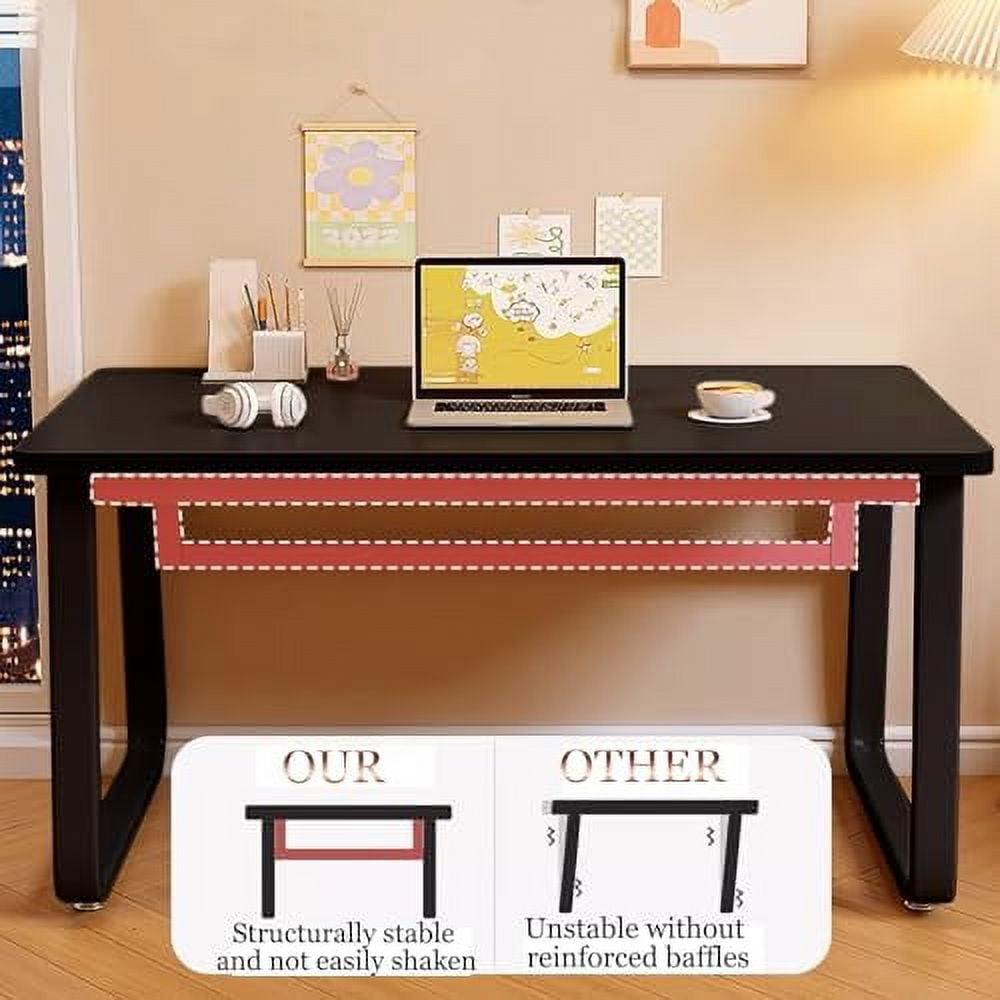 Modern Desk 47.3 Inch Computer Table Simple Style Office Writing Desk ...