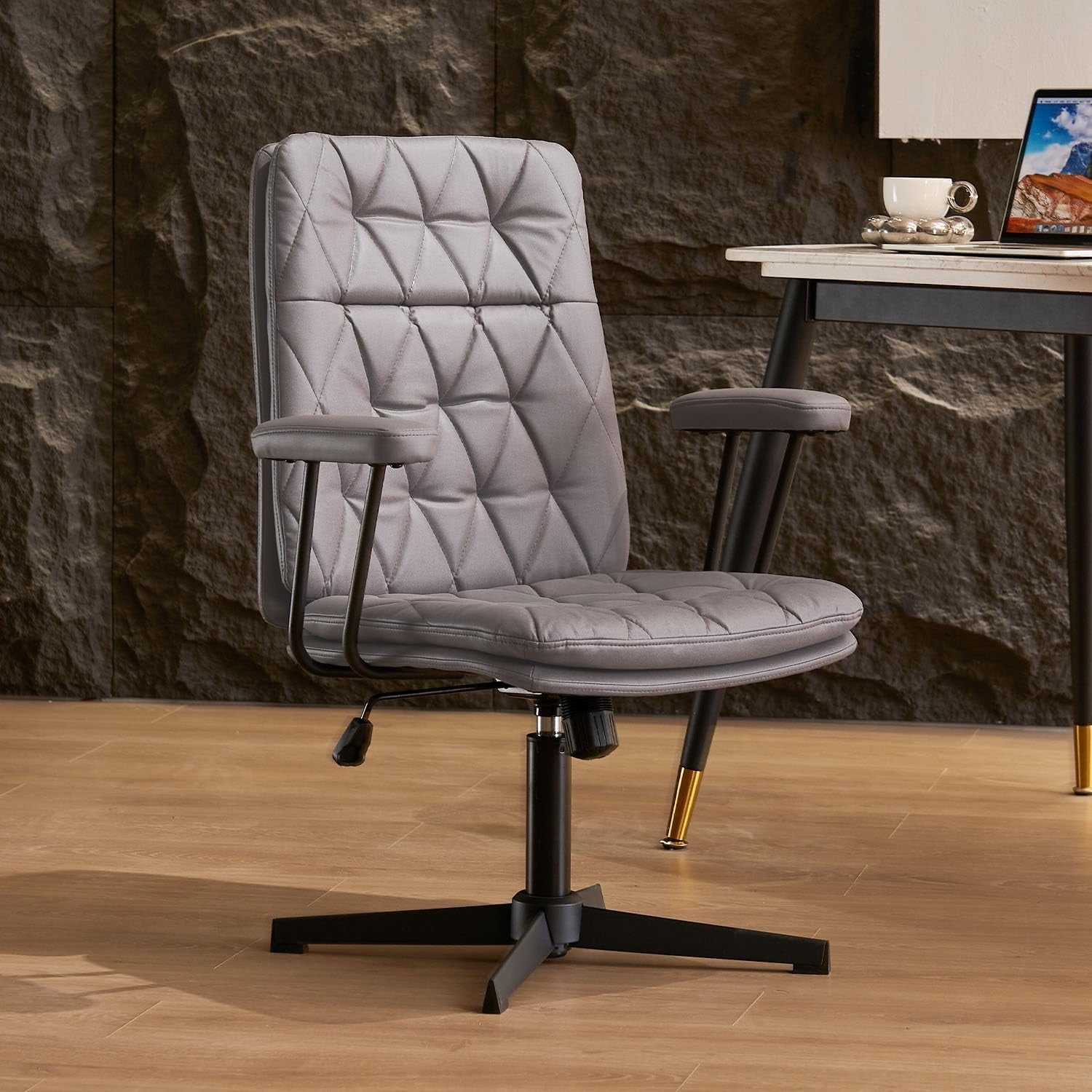 Modern Desk Chairs with Wheels Rolling Swivel Height Adjustable ...