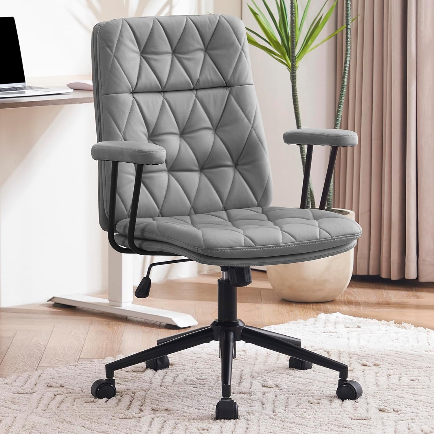 Modern Desk Chairs with Wheels Rolling Swivel Height Adjustable ...