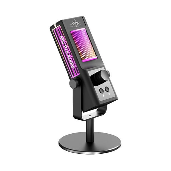 Modern Desktop Mic With Adjustable For PC Mobile Streaming - Walmart.com
