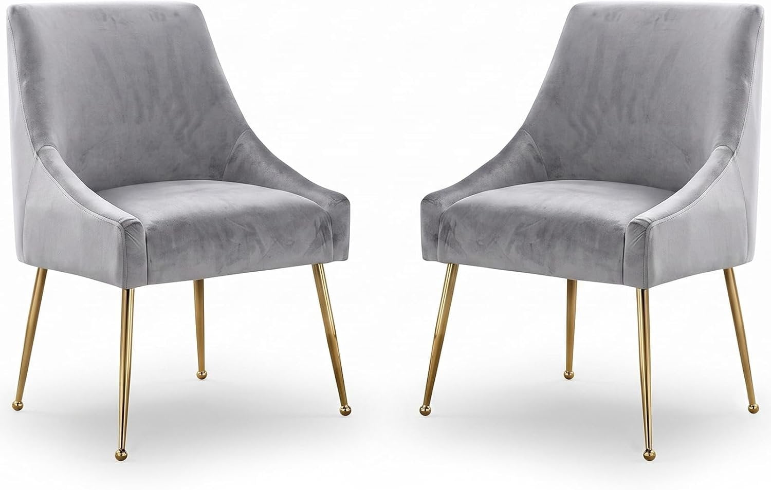 Modern Dining Chairs Set of 2, Upholstered Accent Side Chairs with ...