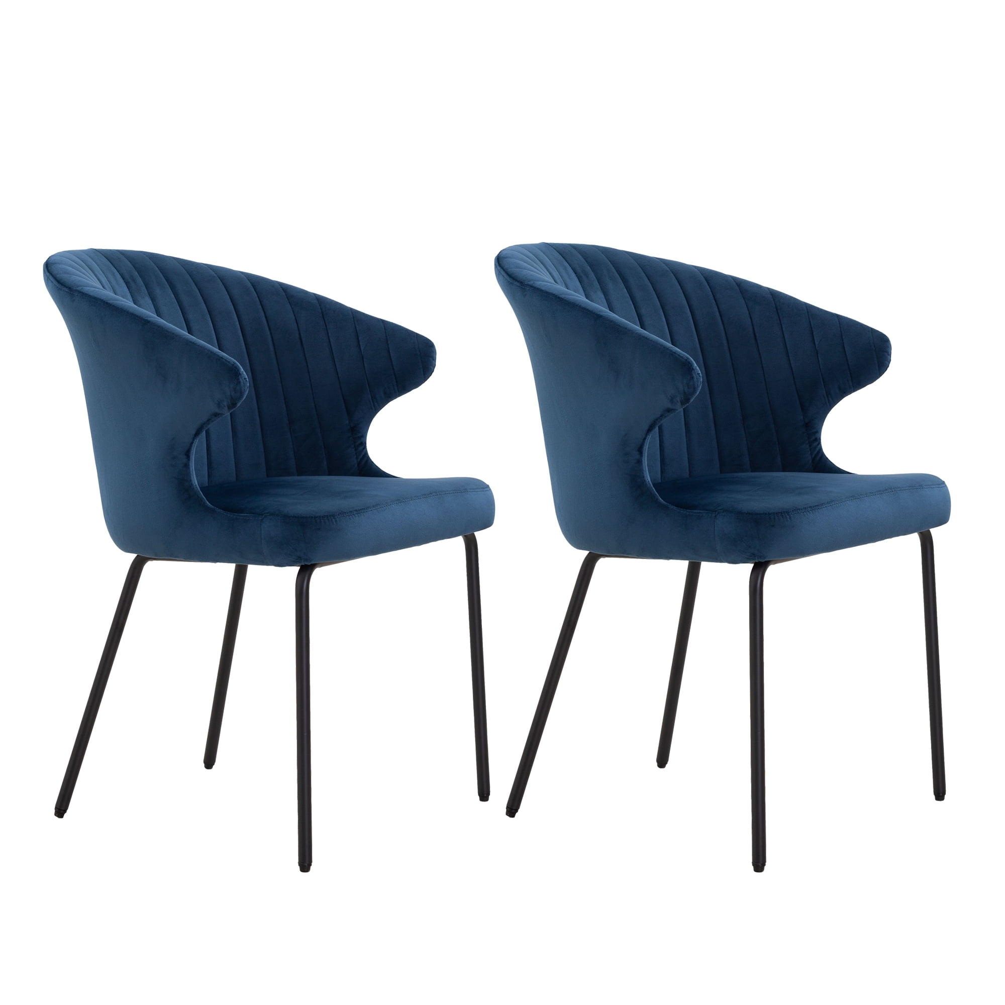 Modern Dining Chairs Set of 2, Upholstered Side Chairs, Adjustable ...