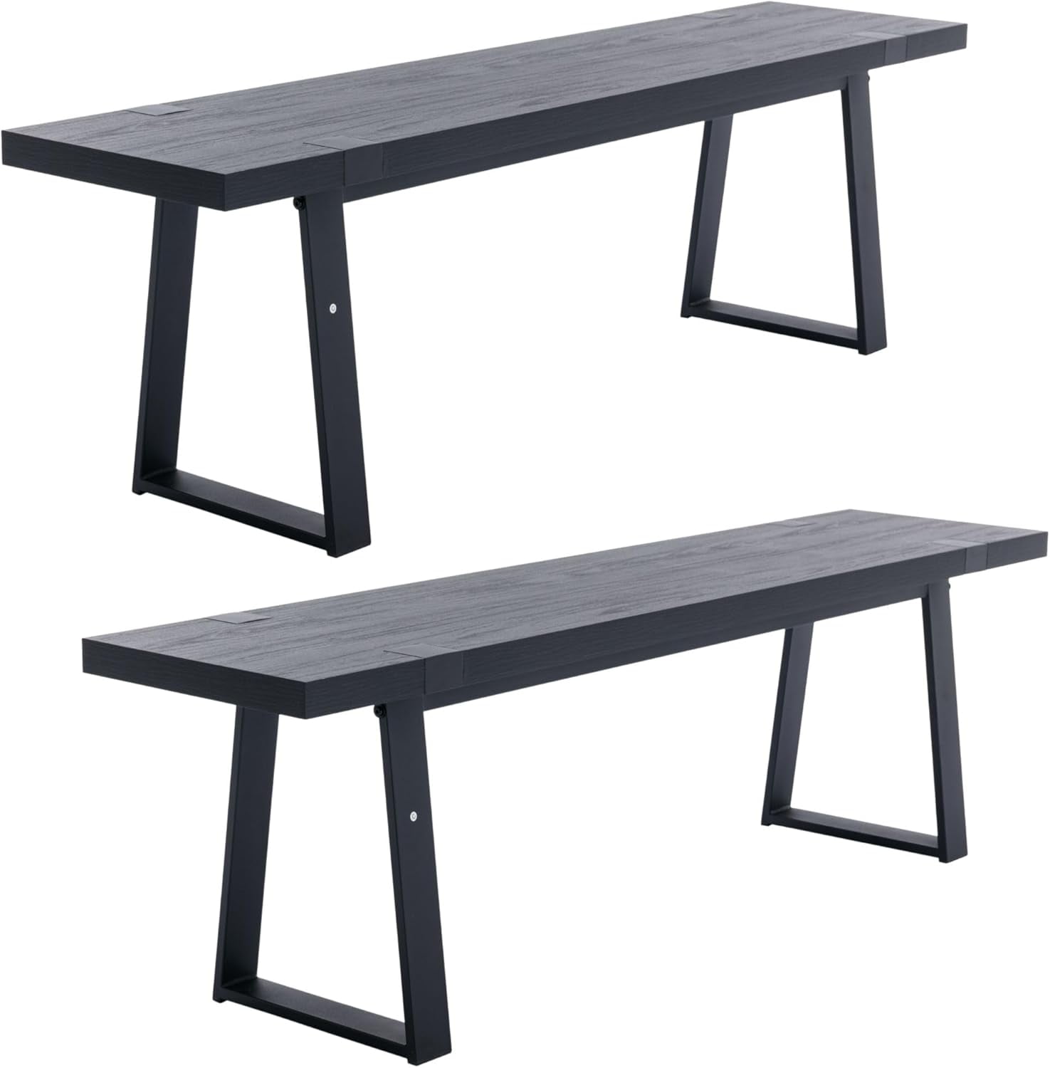 Modern Dining Table Bench Seat, Light Oak Dining Wooden Benches for ...