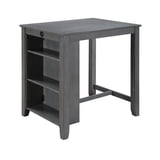 Modern Dining Tables, Graham 36" Gray Finish Small Space Counter Height ...