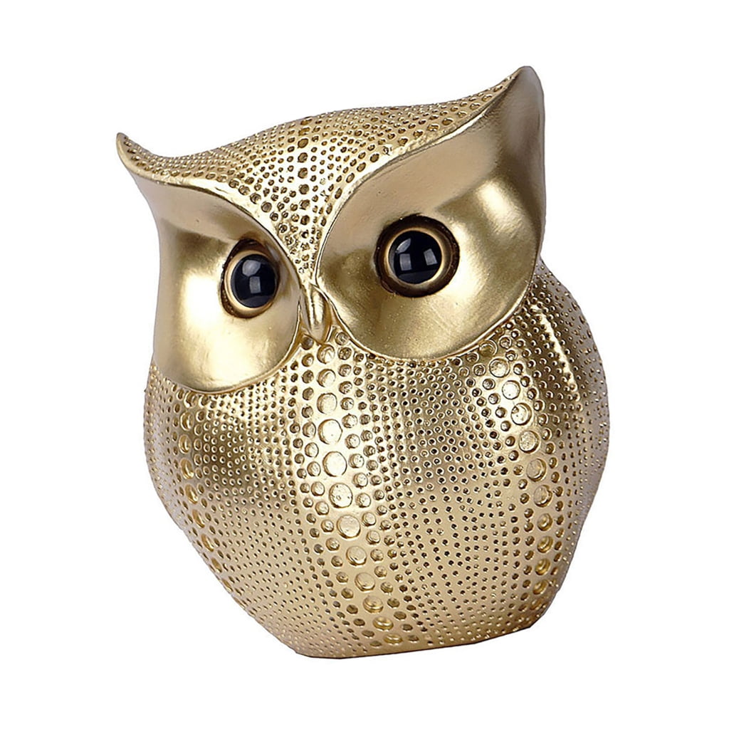 Modern Dots Owl Figurine Home Accessory Resins Craft for Sophisticated ...