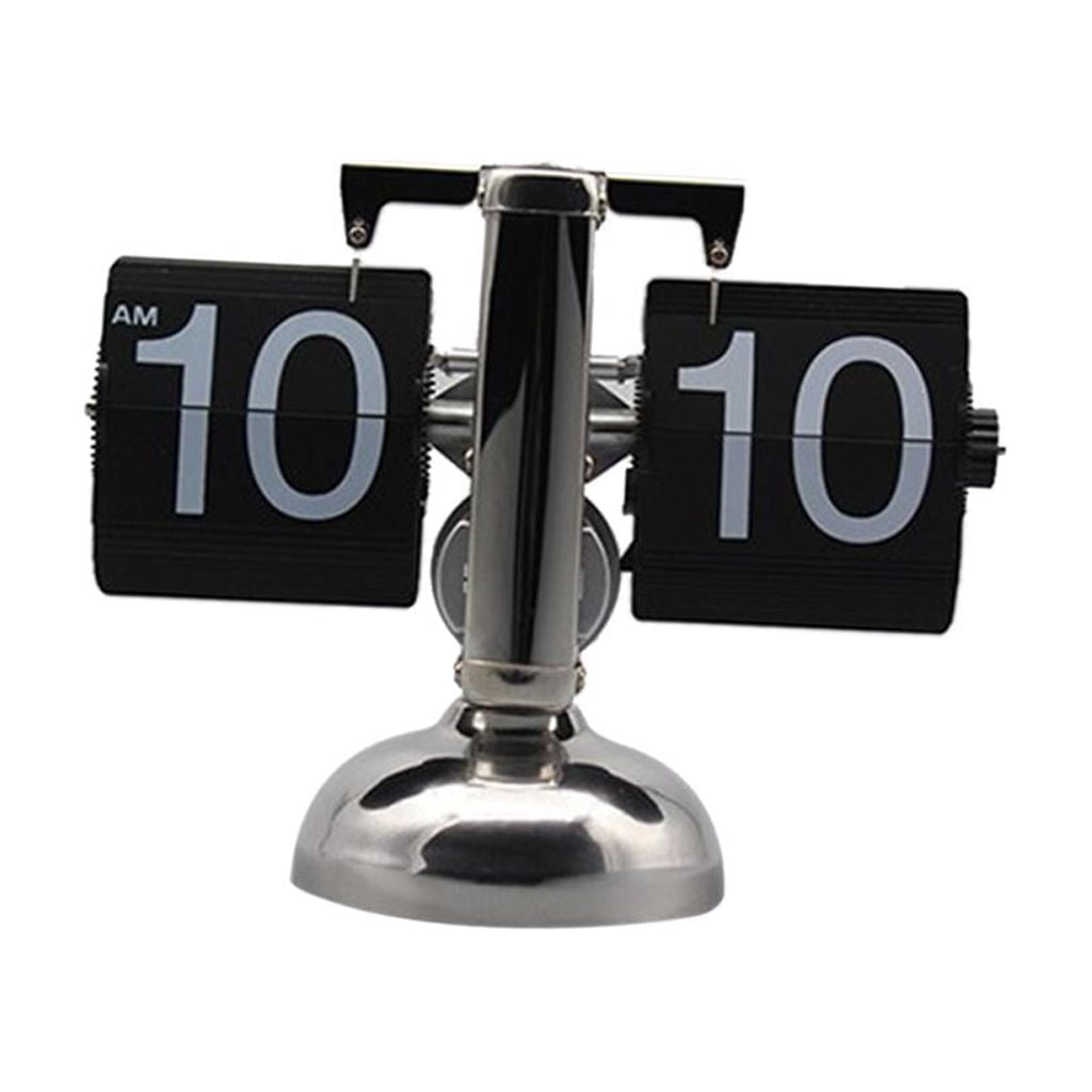 Modern Down Clock Single/Dual Stand Stainless Steel Desk Table Internal ...