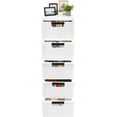 Modern Drawers, 5 Tier Storage Tower with 6 Drawer and 4 Wheels ...