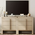 Modern Dresser TV Stand for TVs up to 75 Inch, Cruved Entertainment ...