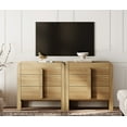 Modern Dresser TV Stand for TVs up to 75 Inch, Cruved Entertainment ...